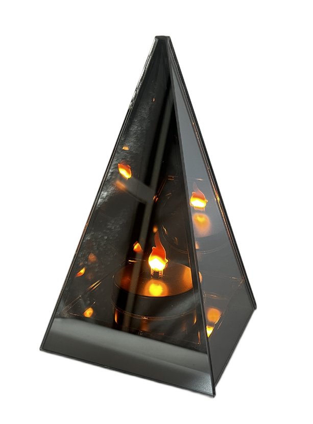Lampion Lustrzany Lindo Home Piramida 3D Led 20 Cm - Astek | Sklep ...