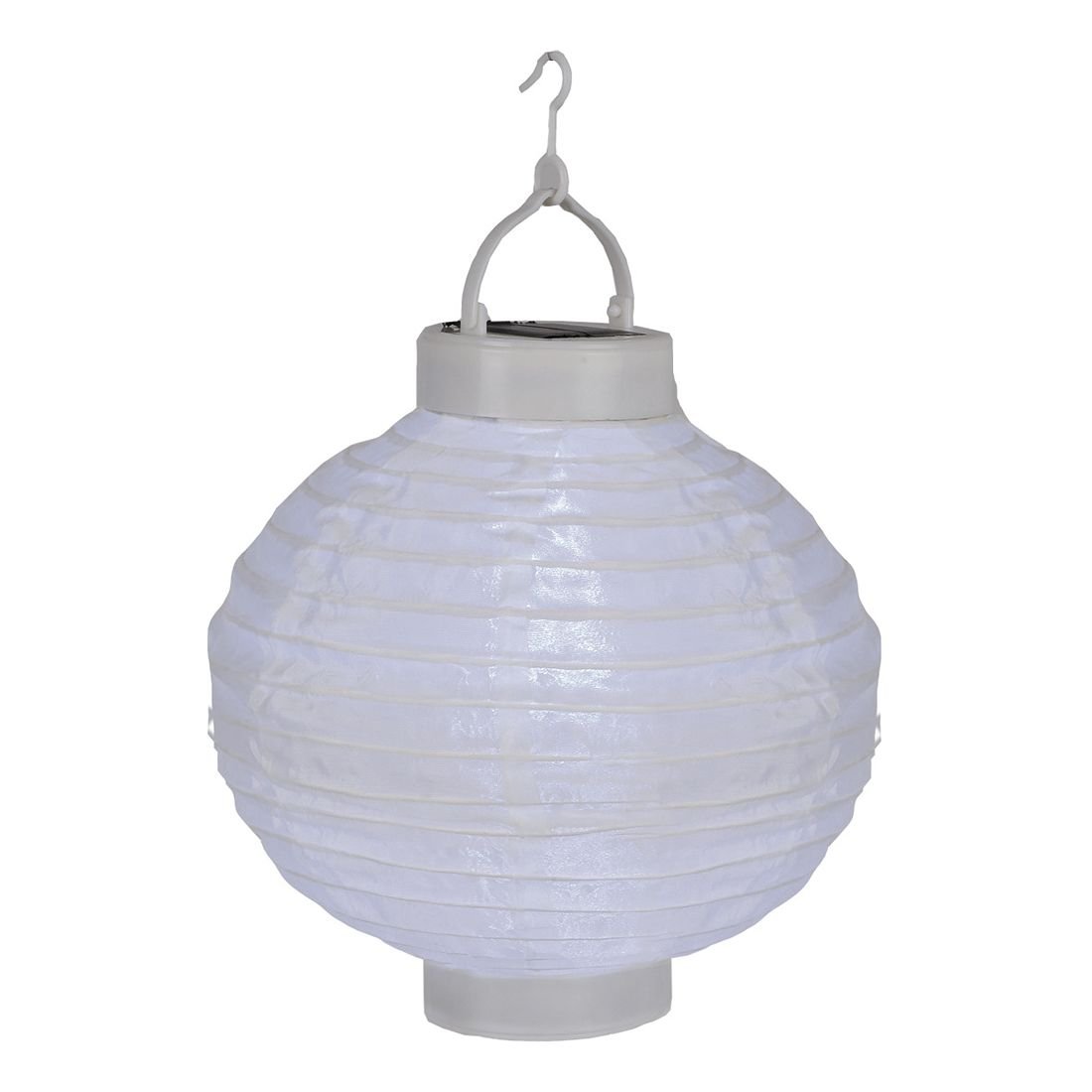 Lampion solarny ogrodowy LED wiszący FESTIVAL biały - STAR TRADING ...