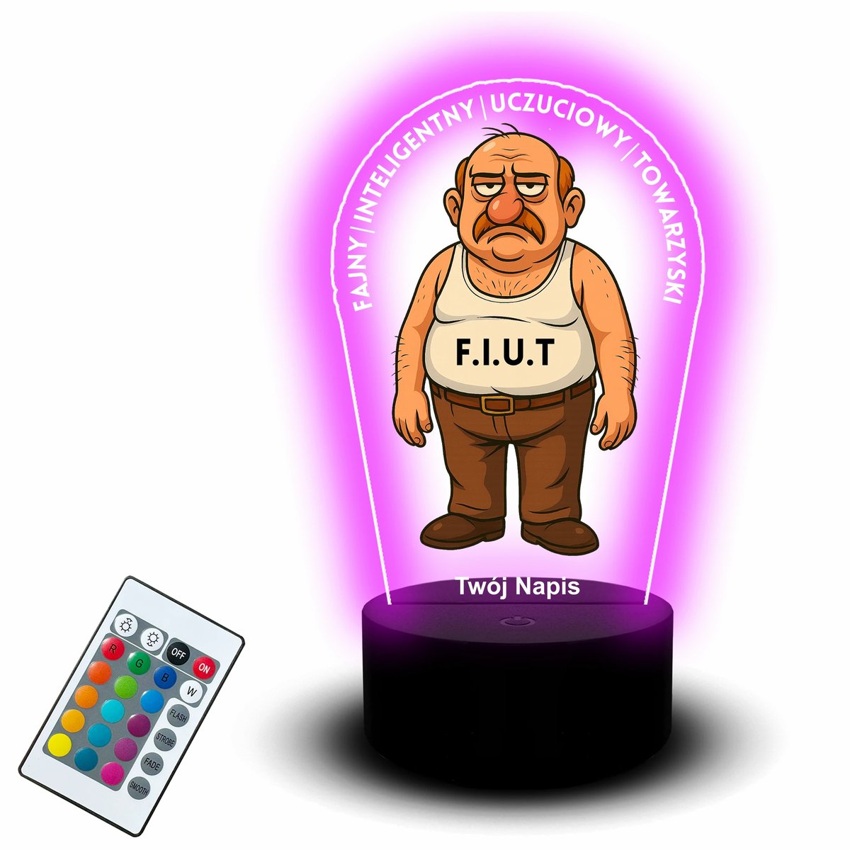 Lampka Biurkowa Nocna Led FIUT Fajny Inteligentny Uczuciowy Towarzyski ...