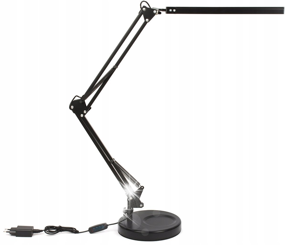 LAMPKA LAMPA KREŚLARSKA NA BIURKO BIURKOWA LED 2w1 DWA MOCOWANIA - Inna ...