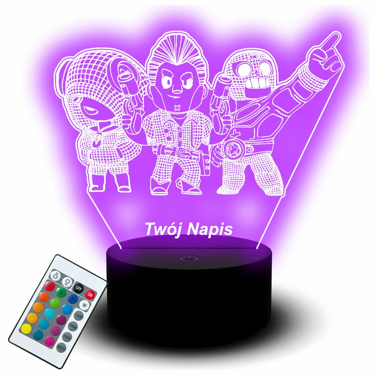 Lampka Led Brawl Stars El Primo Colt Leon Prezent Dla Dziecka Urodziny ...