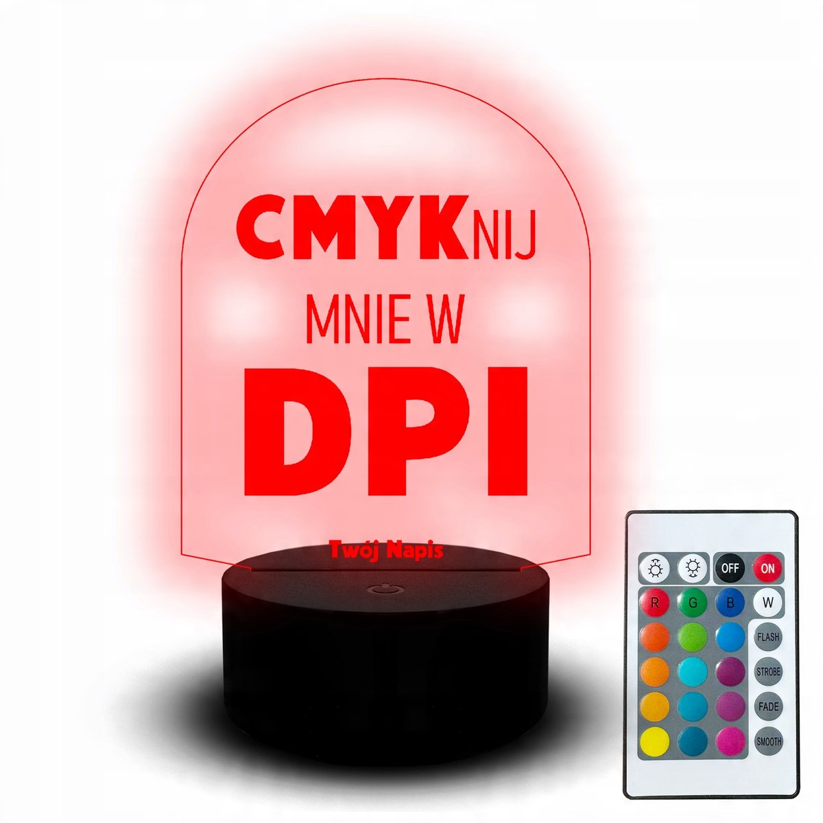 Lampka Led CMYKnij Mnie w DPI dla Grafika Prezent Śmieszny CMYK DPI ...