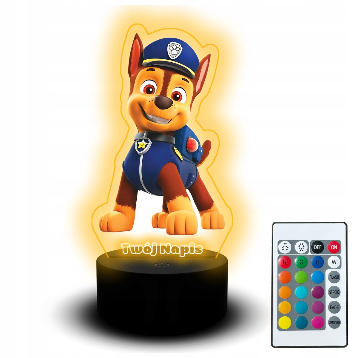 Lampka Led Figurka Chase Psi Patrol Zestaw Pilot Prezent Dzień Dziecka ...