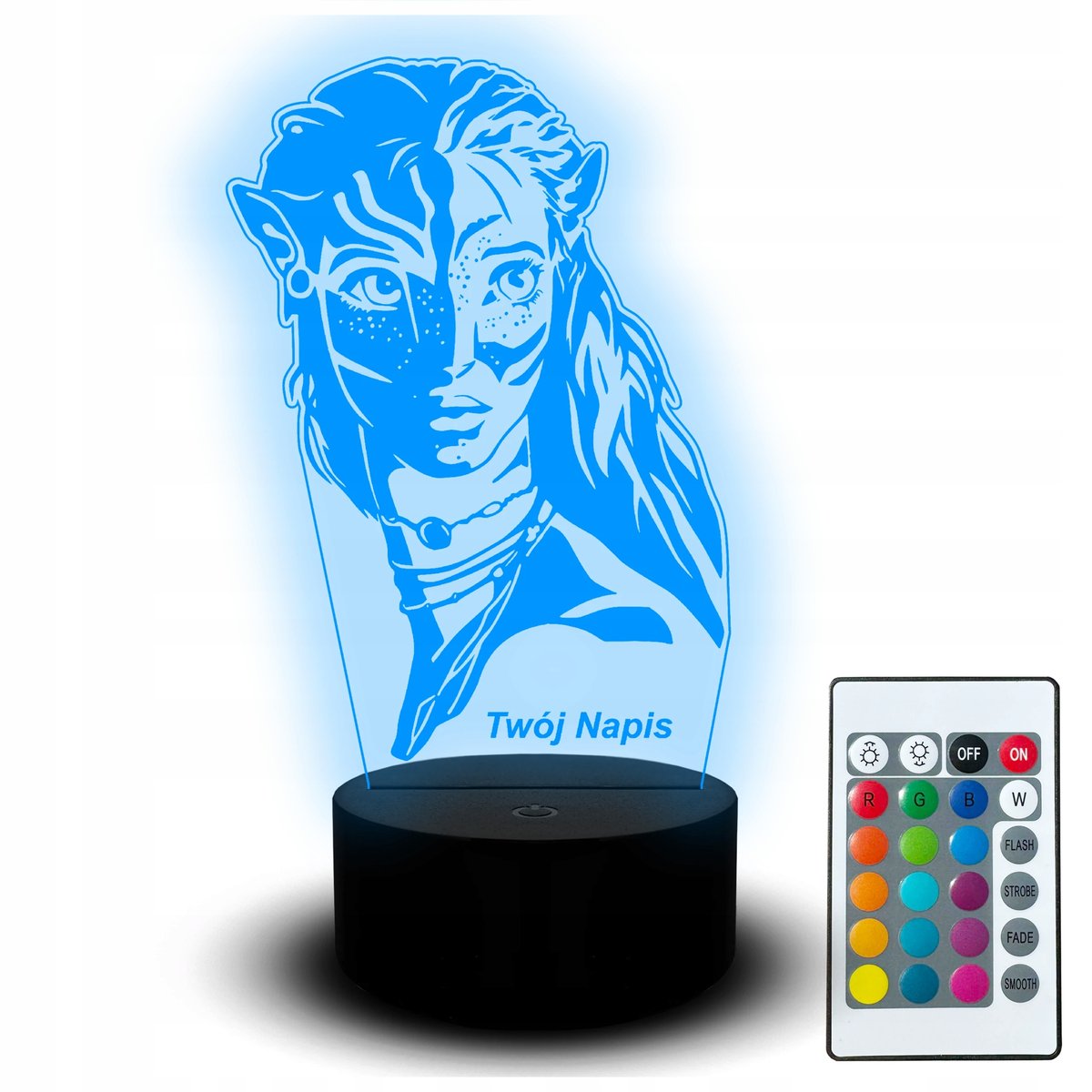 Lampka Led na Biurko Figurka Bajka Grawer Statuetka Awatar Avatar Film ...