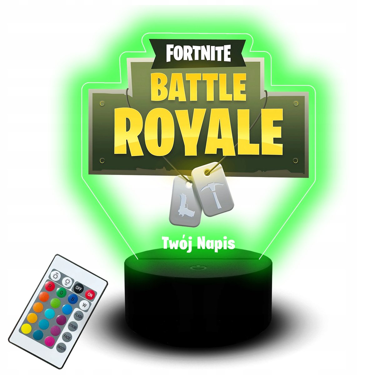 Lampka Led Nocna dla Gracza na Biurko Fortnite Battle Royale Prezent z ...