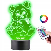 Lampka na Biurko Statuetka Led Miś Słodka Panda - Plexido | Sklep EMPIK.COM