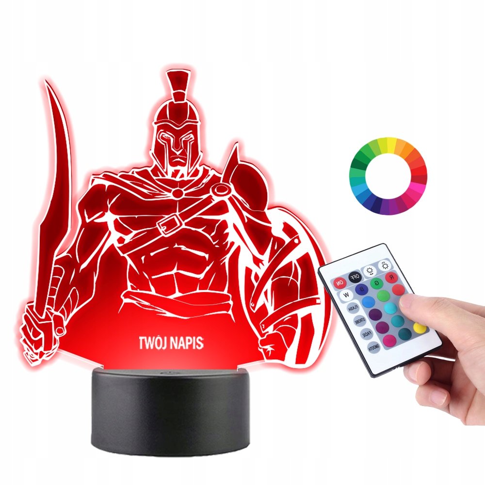 Lampka na Biurko Statuetka Led Mitologia bóg Ares - Plexido | Sklep ...