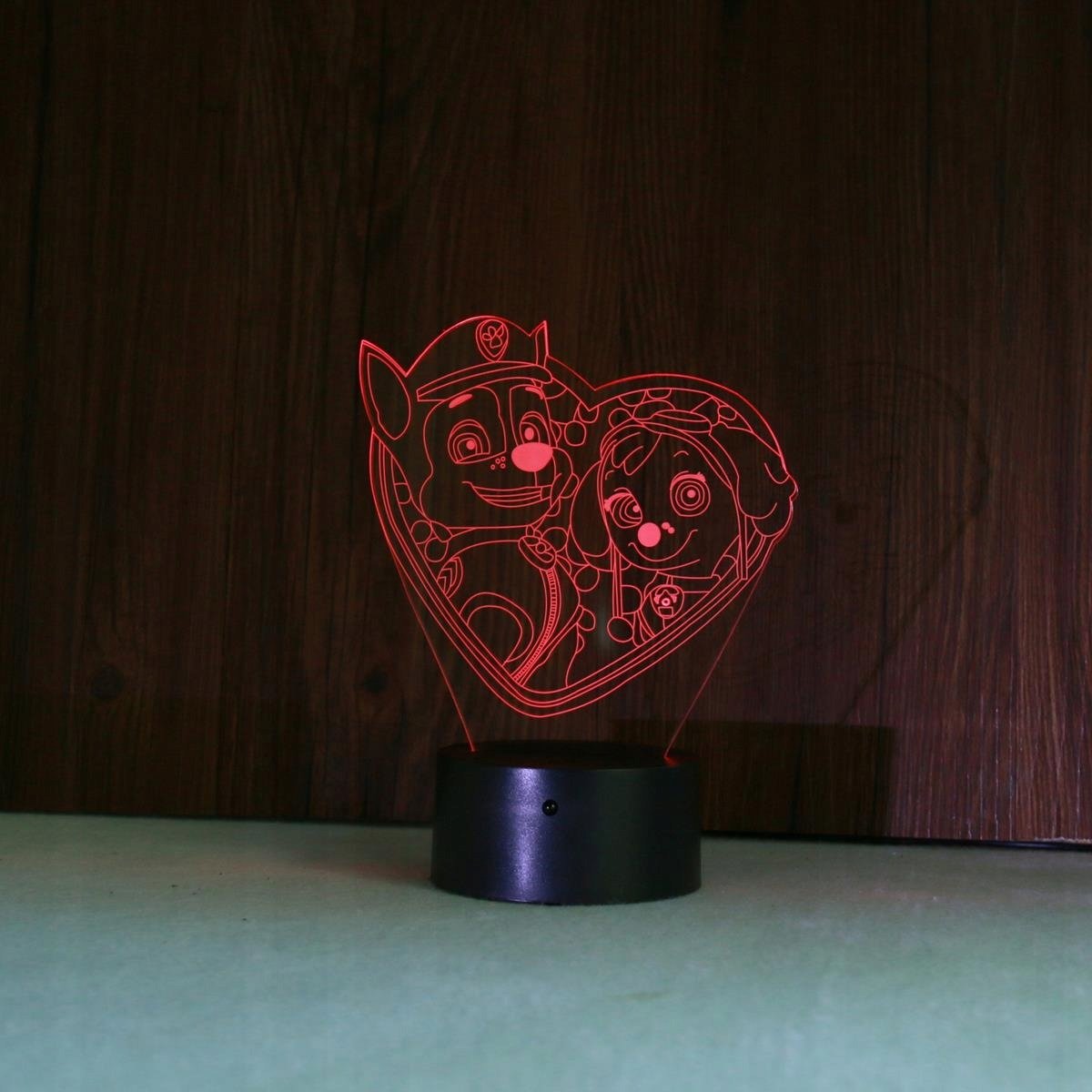 LAMPKA NOCNA 3D LED USB PSI PATROL CHASE SKYE Z PILOTEM PILOT - Inna marka | Sklep EMPIK.COM