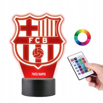 Lampka Nocna Fc Barcelona Fcb Led Piłka Plexido - Plexido | Sklep EMPIK.COM