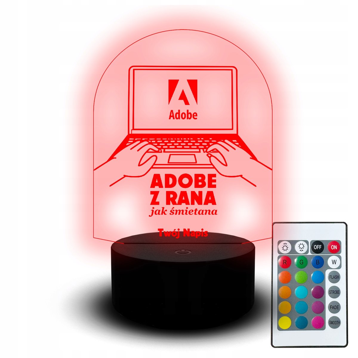 Lampka Nocna Led na Biurko dla Grafika Fotografa Korpo Adobe z Rana ...