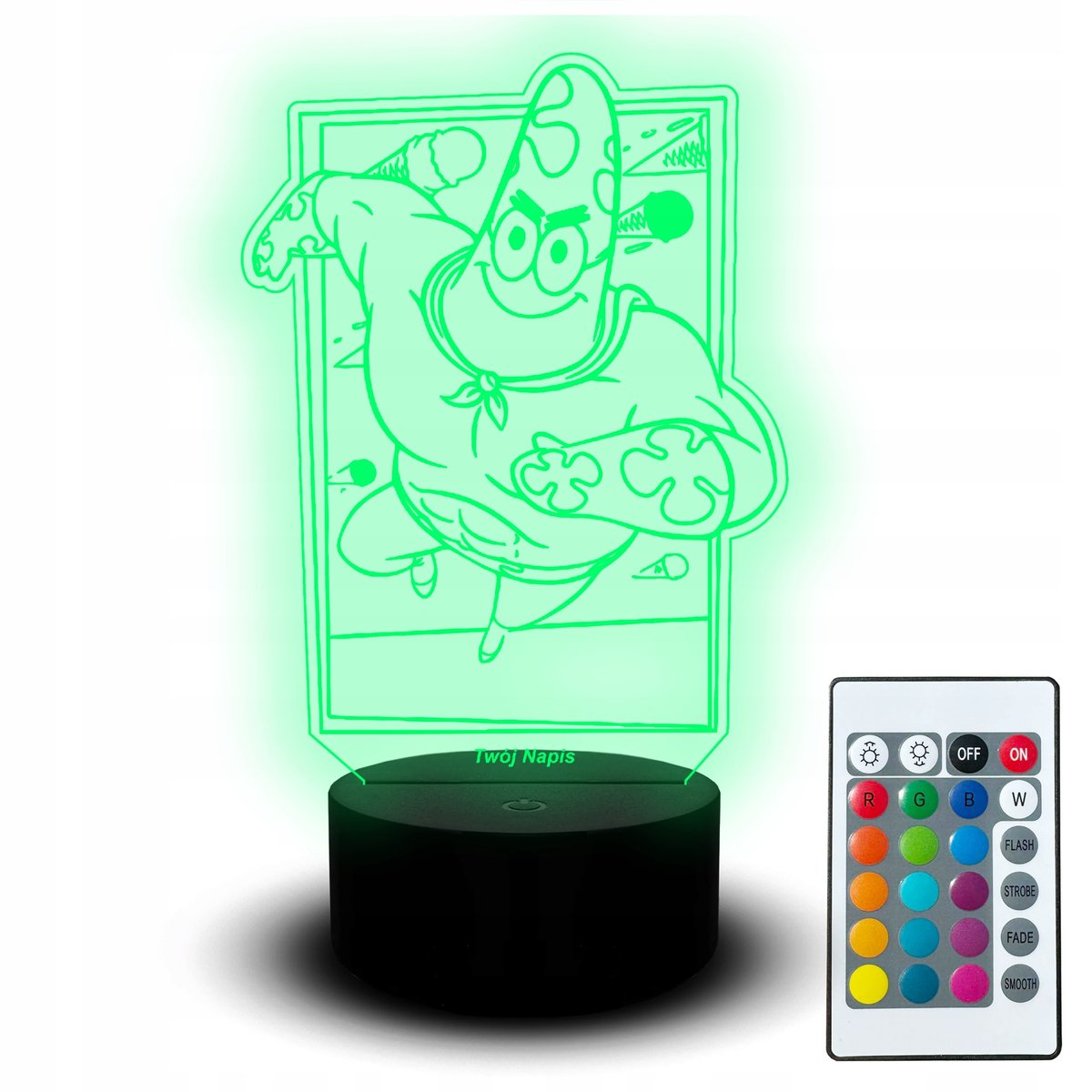 Lampka Nocna Led Spongebob Kanciastoporty Patryk Prezent Zestaw Dla ...