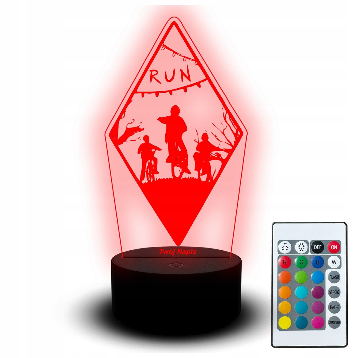 Lampka Nocna Led Statuetka 3D Grawer Serial Stranger Things Zestaw ...