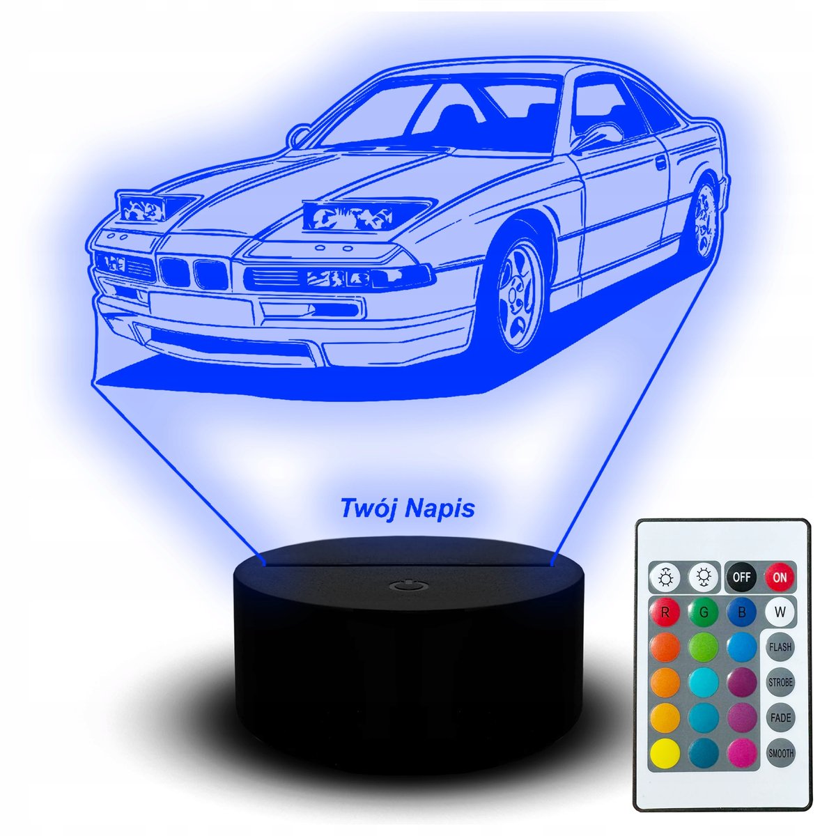 Lampka Nocna Samochód BMW M3 E31 M5 Led Statuetka Auto Samochód Grawer Imię - Inna marka | Sklep ...
