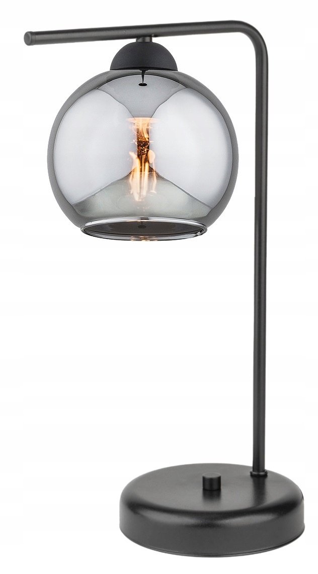 Lampka Nocna Stołowa Dekoracyjna Szklana Kule Chrom Dior E27 - Elko | Sklep EMPIK.COM