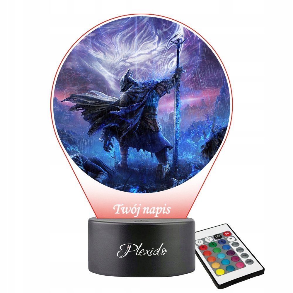 Lampka Nocna z Nadrukiem UV LED 3D Elden Ring Nightreign Gaming Premiera - Plexido | Sklep EMPIK.COM