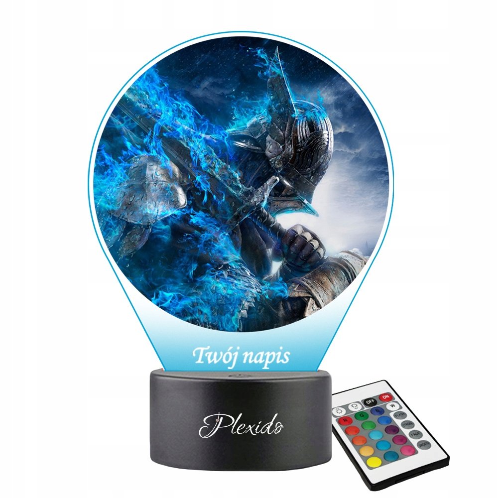 Lampka Nocna z Nadrukiem UV LED 3D Elden Ring Nightreign Gra Komputerowa - Plexido | Sklep EMPIK.COM