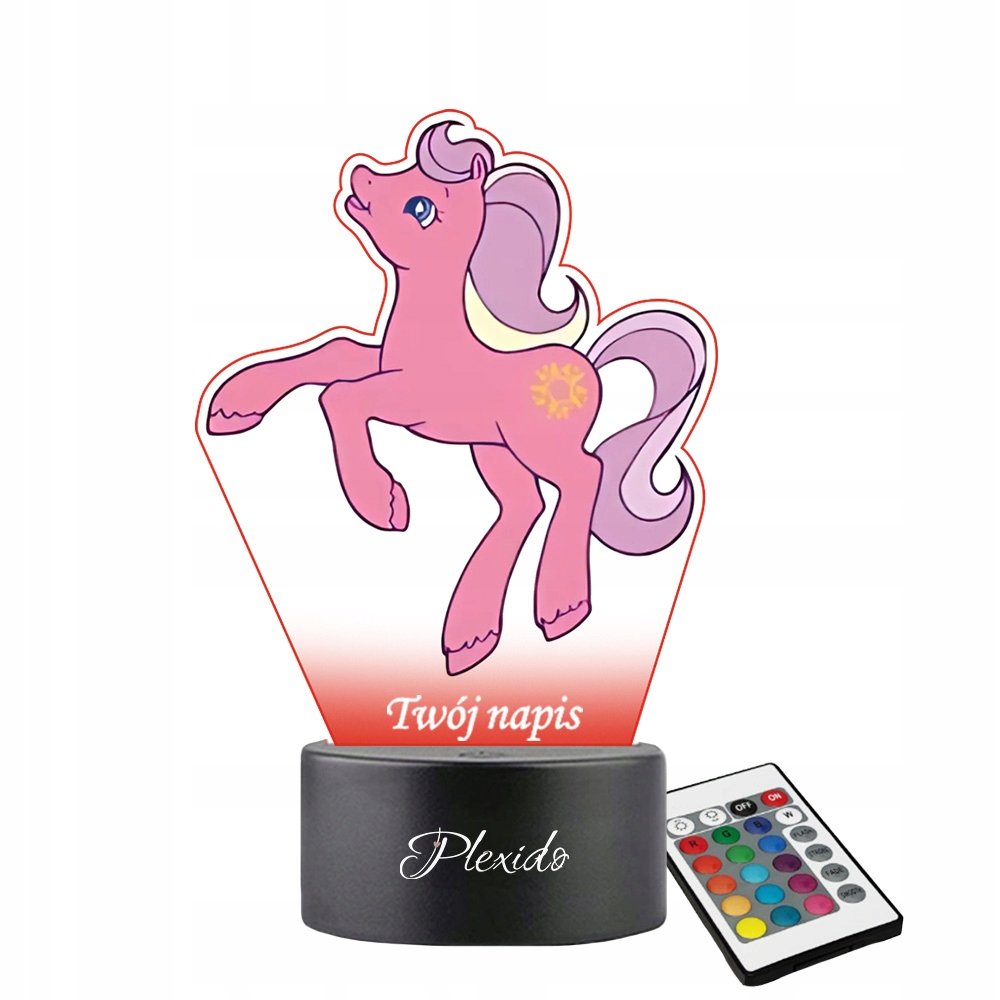 Lampka Nocna z Nadrukiem UV LED Bajka Dla Dzieci My Little Pony ...