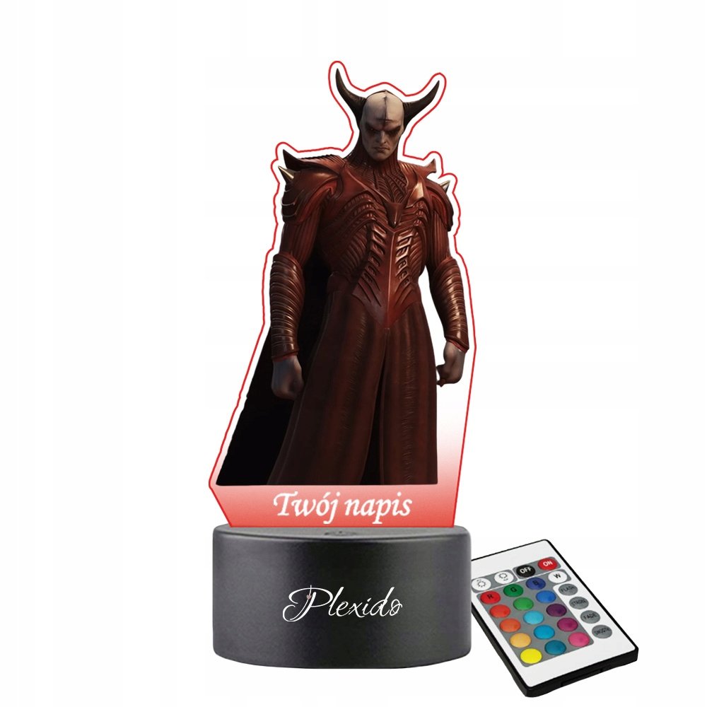 Lampka Nocna z Nadrukiem UV LED Doom The Dark Ages Prince Ahzrak Gaming ...