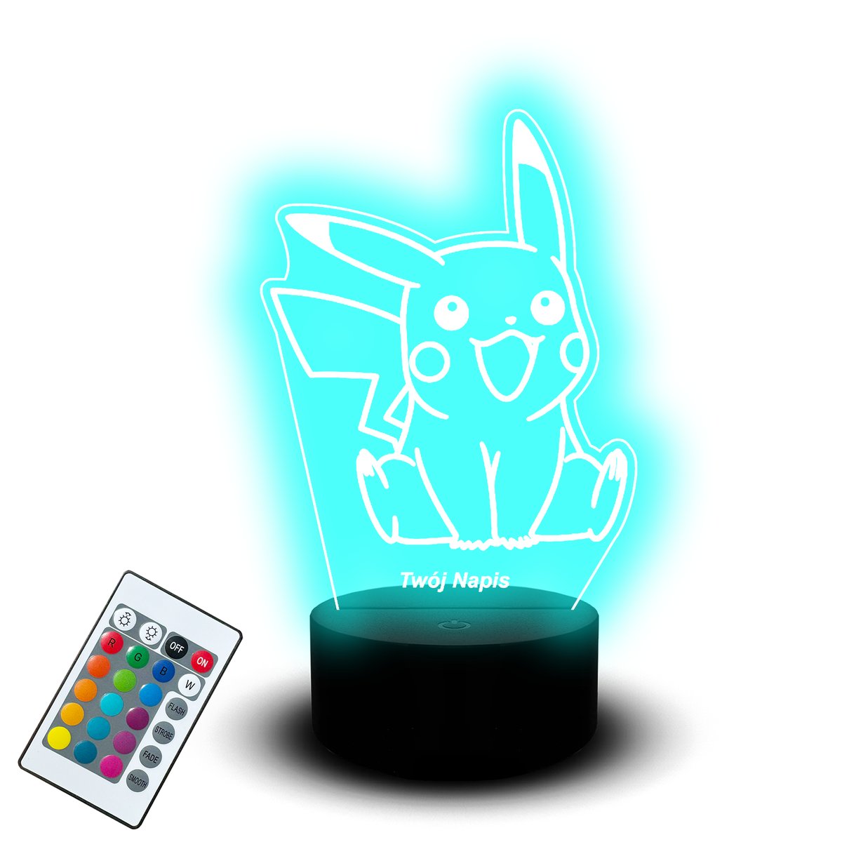Lampka Pokemon Pikachu Led Usb Figurka Prezent Dla Dziecka Gracza i ...