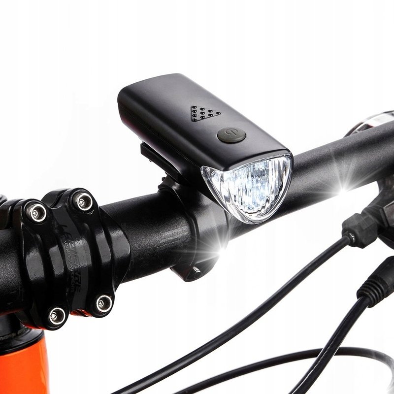 LAMPKA ROWEROWA METEOR BLAZE 5 diod LED SuperBright 3 tryby pracy ...