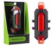 Lampka rowerowa Tylna USB + Kabel LED CREE-T6 - inna (Inny) | Sport Sklep EMPIK.COM