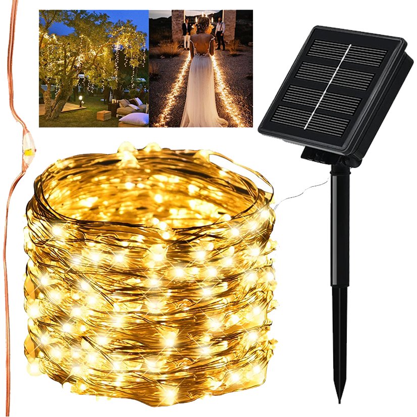 LAMPKI CHOINKOWE LED 20M ŚWIATEŁKA GIRLANDA OZDOBY ŚWIĄTECZNE ...