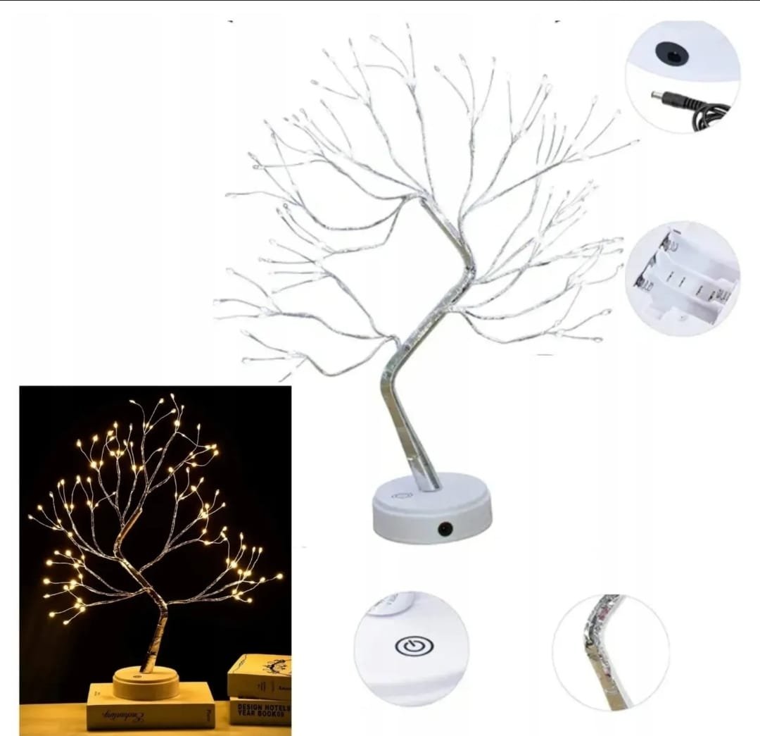 Lampki Choinkowe LED Drzewko Ozdobne 50cm 108 LED XXL - Lampka Nocna ...