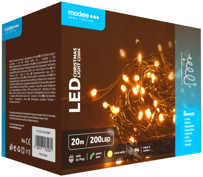LAMPKI DEKORACYJNE CHOINKOWE WEWNĘTRZNE ZEWNĘTRZNE ŁAŃCUCH 20m 200 LED ... LAMPKI DEKORACYJNE CHOINKOWE WEWNĘTRZNE ZEWNĘTRZNE ŁAŃCUCH 20m 200 LED ...