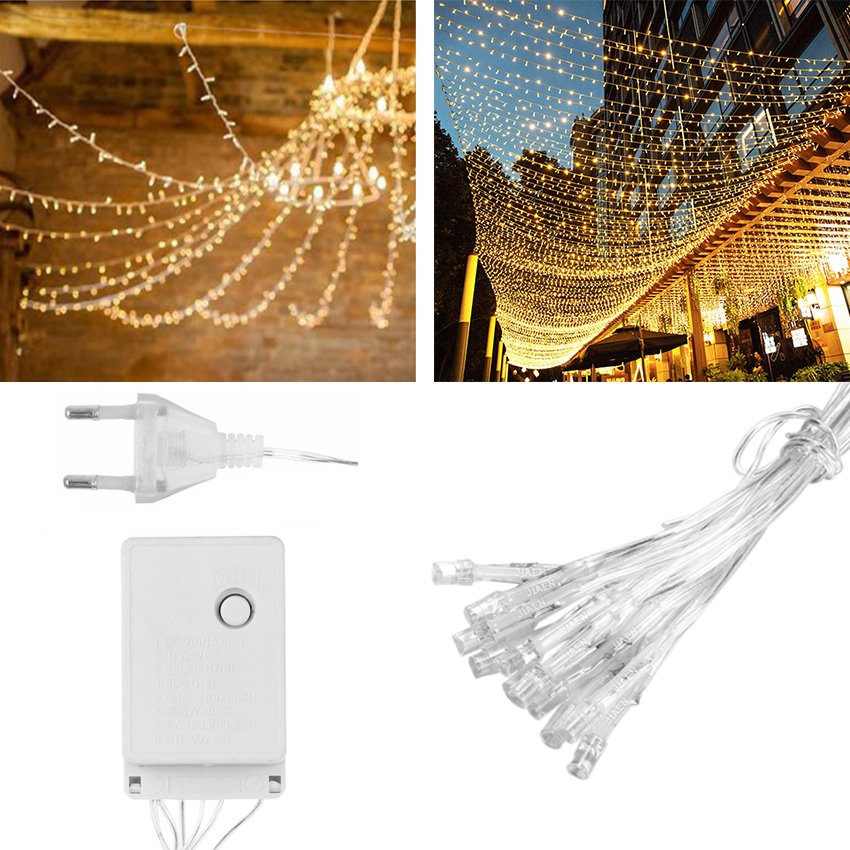 Lampki Lampka Led Girlanda Ciepła 200 Led 20 M.B - Tycolit | Przyjęcia ...