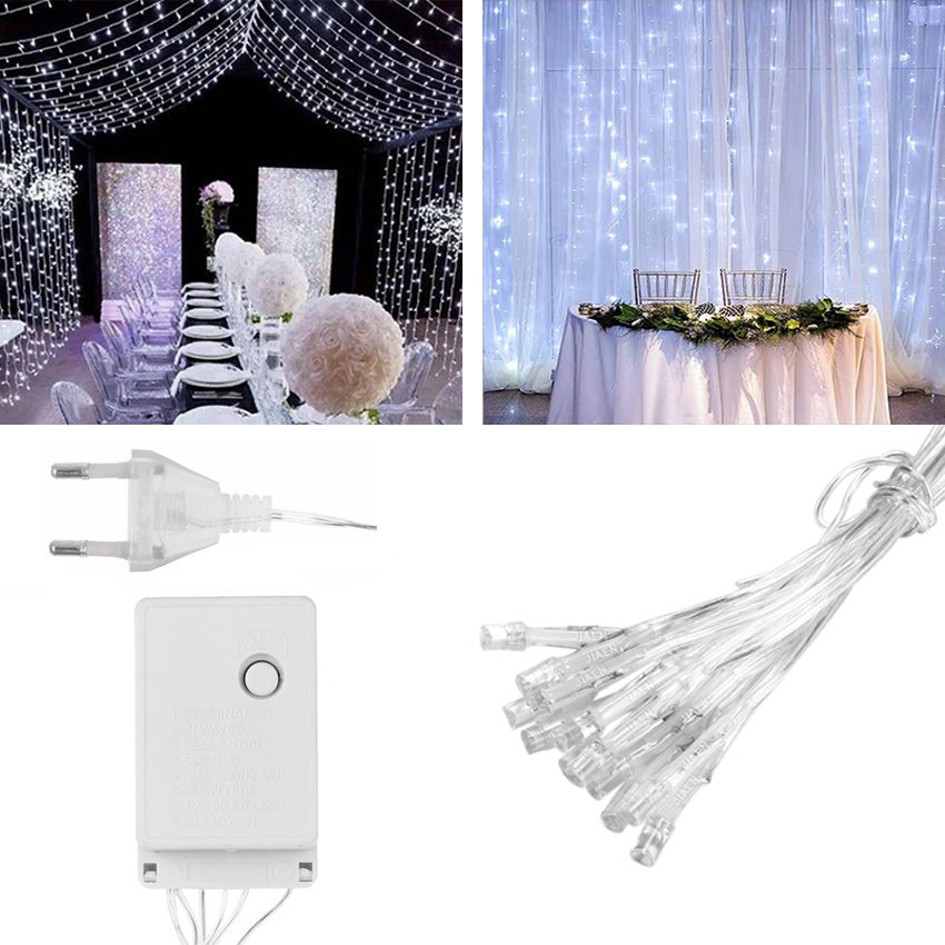 Lampki Lampka Led Girlanda Zimna 200 Led 20 M.B - Tycolit | Przyjęcia i ...