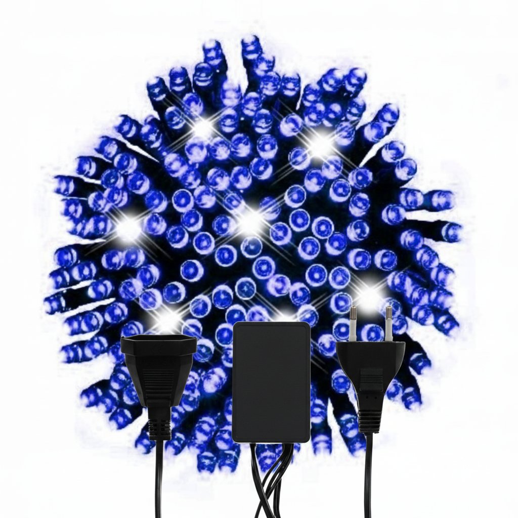 LAMPKI LED 100 LED BŁĘKITNE – 8M – MINI BŁĘKIT FLASH - OLFed | Sklep ...