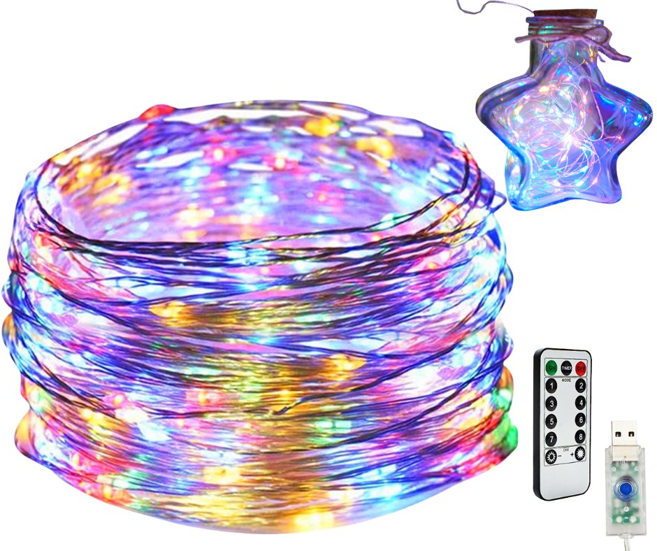 Lampki led usb 20 metrów multicolor - Inna marka | Sklep EMPIK.COM