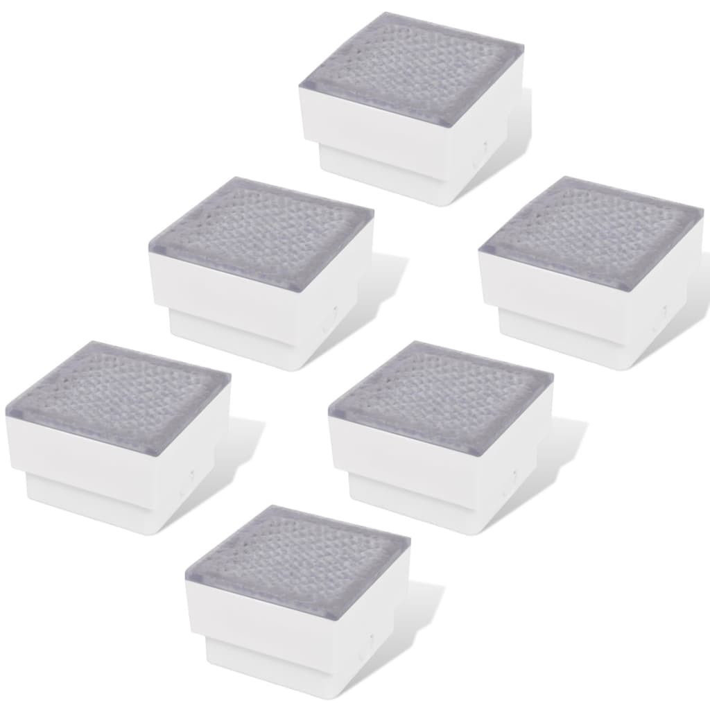 Lampy gruntowe LED, 6 szt., 100x100x68 mm - VMP | Sklep EMPIK.COM