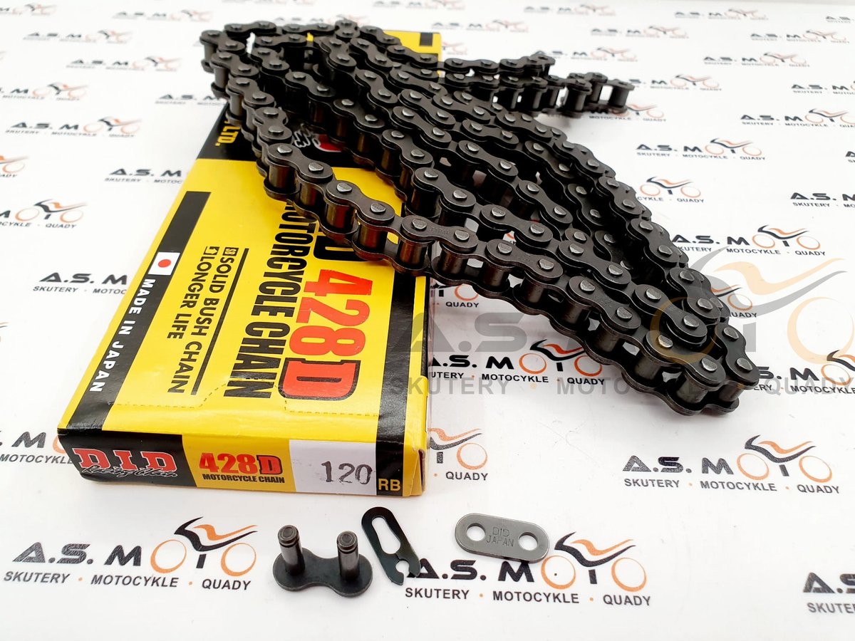 Łańcuch Napędowy Did 428D 120 Ogniw Chiński Motorower 50 Wsk Shl 125 ...