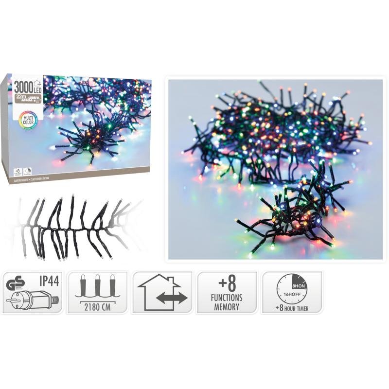 Łańcuch Świetlny LED 3000 Diod – 22 m, Multicolor - Koopman | Sklep ...