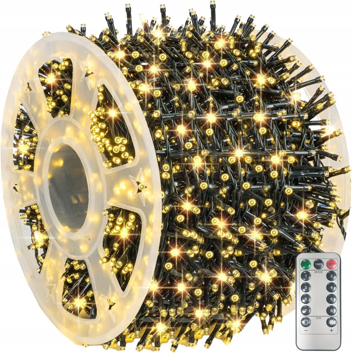 ŁAŃCUCH ŚWIETLNY LED 50 M 1000 DIOD LED WODOSZCZELNY BEZPRZEWODOWY ...