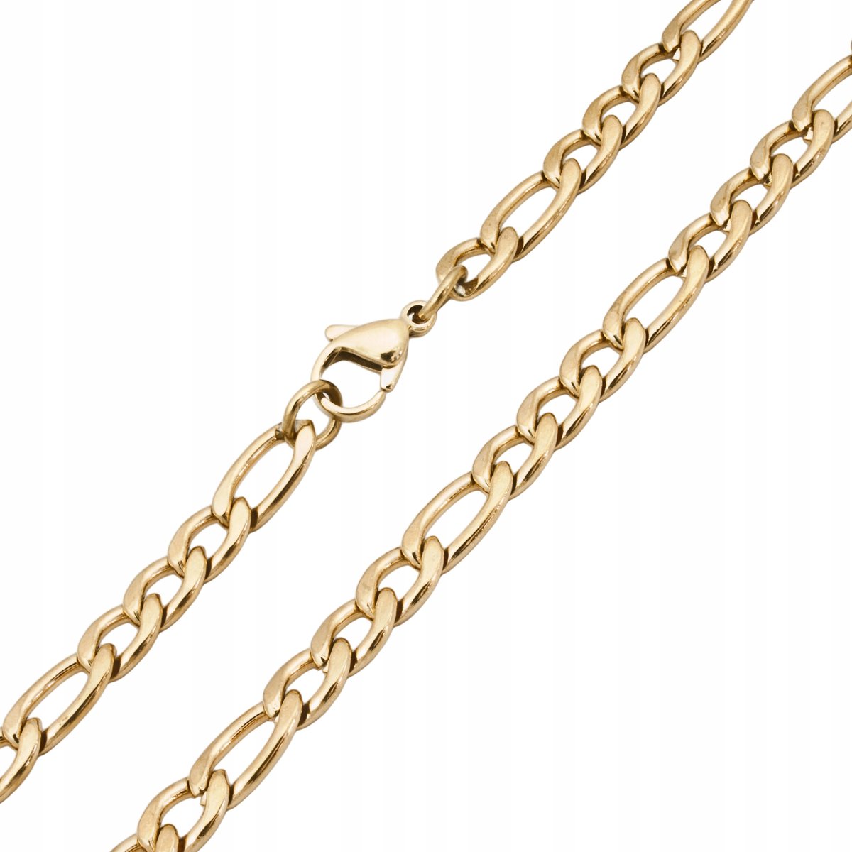 Łańcuszek męski pozłacany splot Figaro 60cm 21g - Blingart | Moda Sklep EMPIK.COM