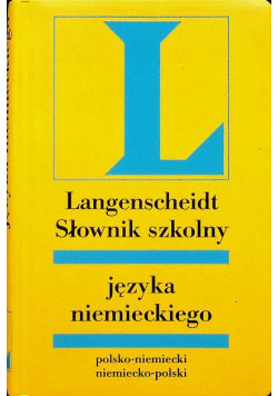 Langenscheidt słownik szkolny języka niemieckiego - | Książka w Empik