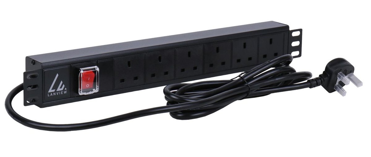 Lanview Uk Rack Mount Power Strip - Lanview | Sklep EMPIK.COM