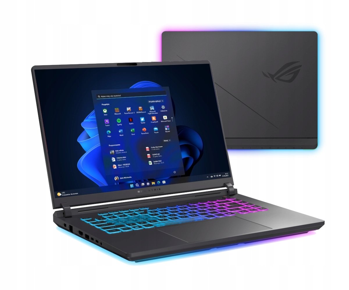 Laptop ASUS ROG Strix G16 G615LW Ultra 9 32GB SSD 1TB RTX5080 MAT 240Hz ...