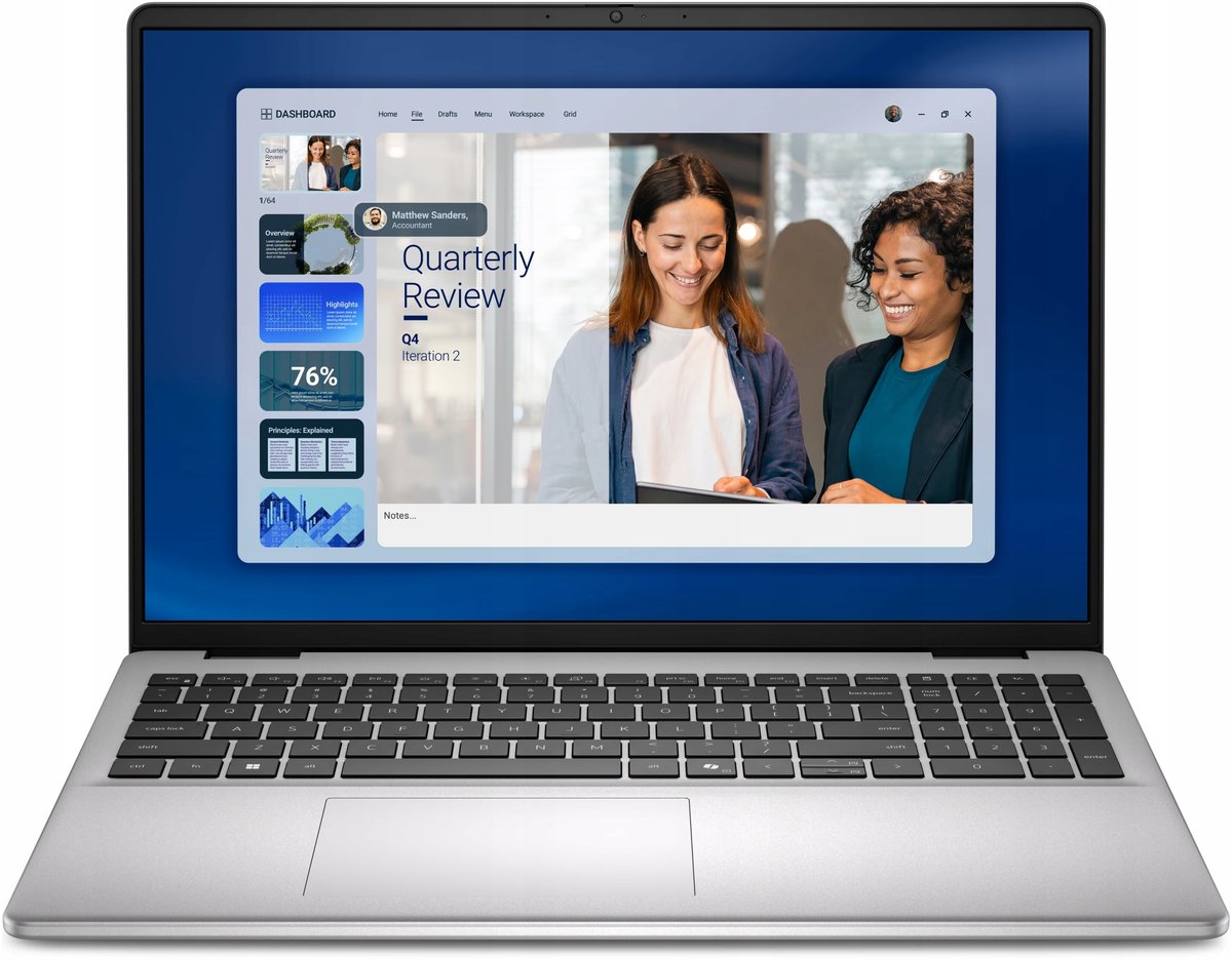 Laptop DELL 16 DC16256 16'' FHD+ Ryzen 7 250 16GB 1TB SSD FPR BK ...