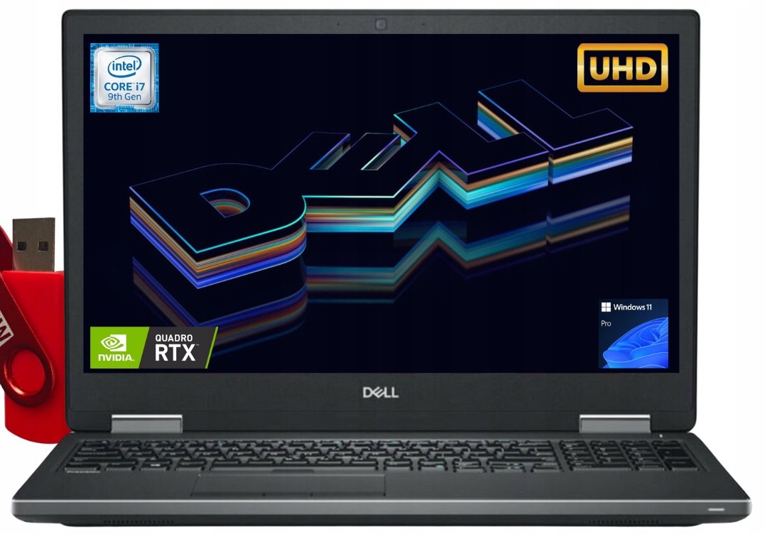 Laptop Dell Precision 7540 i7 G9 32GB 1TB SSD 3840x2160 IPS Quadro RTX ...