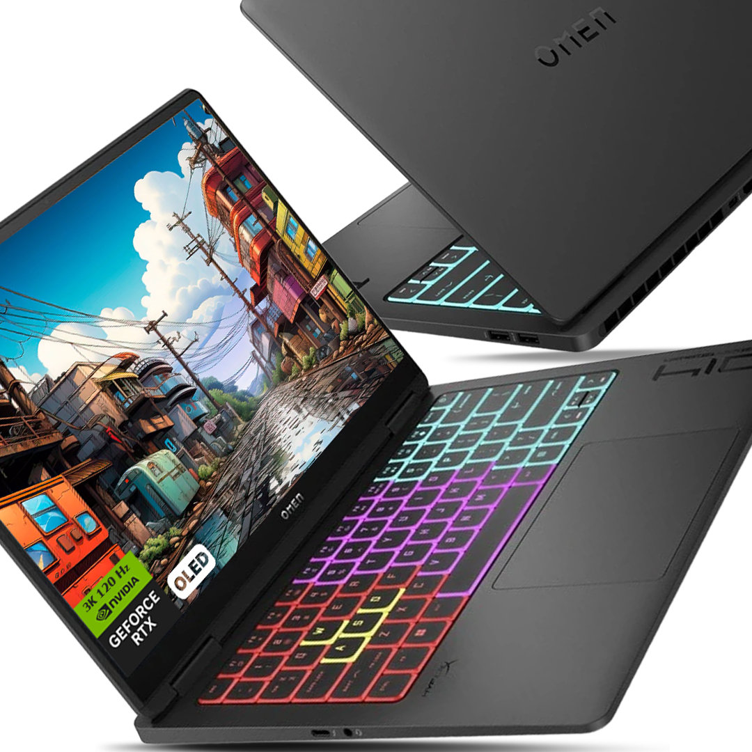 LAPTOP GAMINGOWY HP OMEN 14 U7 16GB 1TB SSD RTX4060 OLED 120Hz BLK W11 - HP | Sklep EMPIK.COM