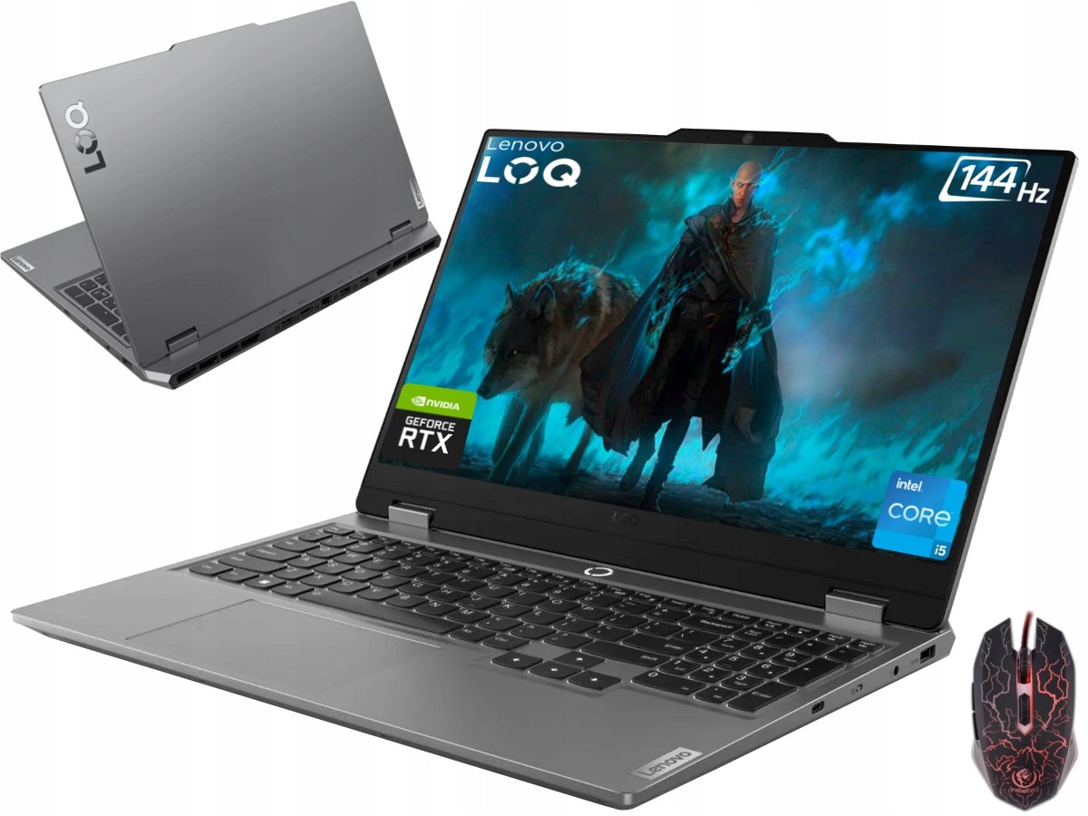 Laptop Gamingowy Lenovo Loq 15 I5-12450Hx Rtx4050 2X2Tb 16Gb 144Hz Win11Pro - Inna marka | Sklep ...
