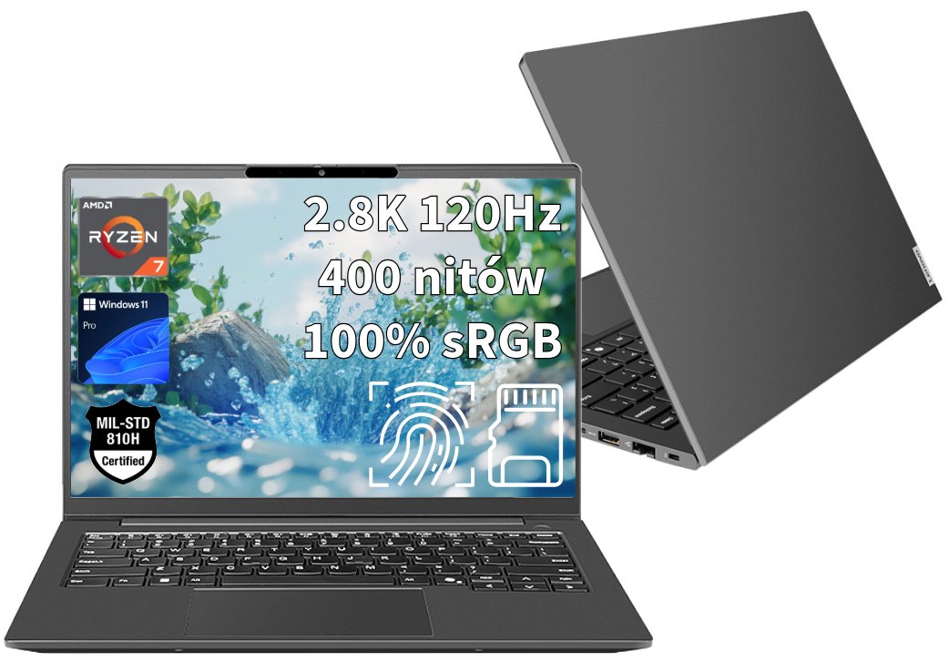 LAPTOP Lenovo ThinBook X5 14+ Ryzen 7 8745H 8x4,9GHZ 32GB 1TB 14 2.8K W11 - Lenovo | Sklep EMPIK.COM