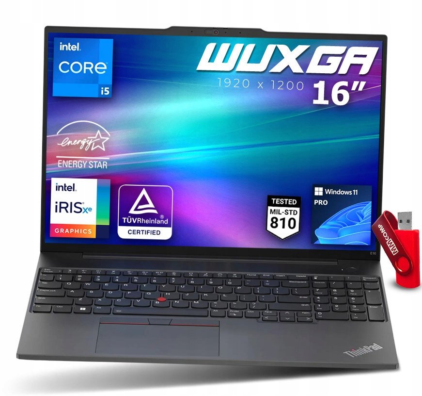 Laptop Lenovo Thinkpad E16 G1 Core i5 24GB 2TB SSD WUXGA IPS W11 ...