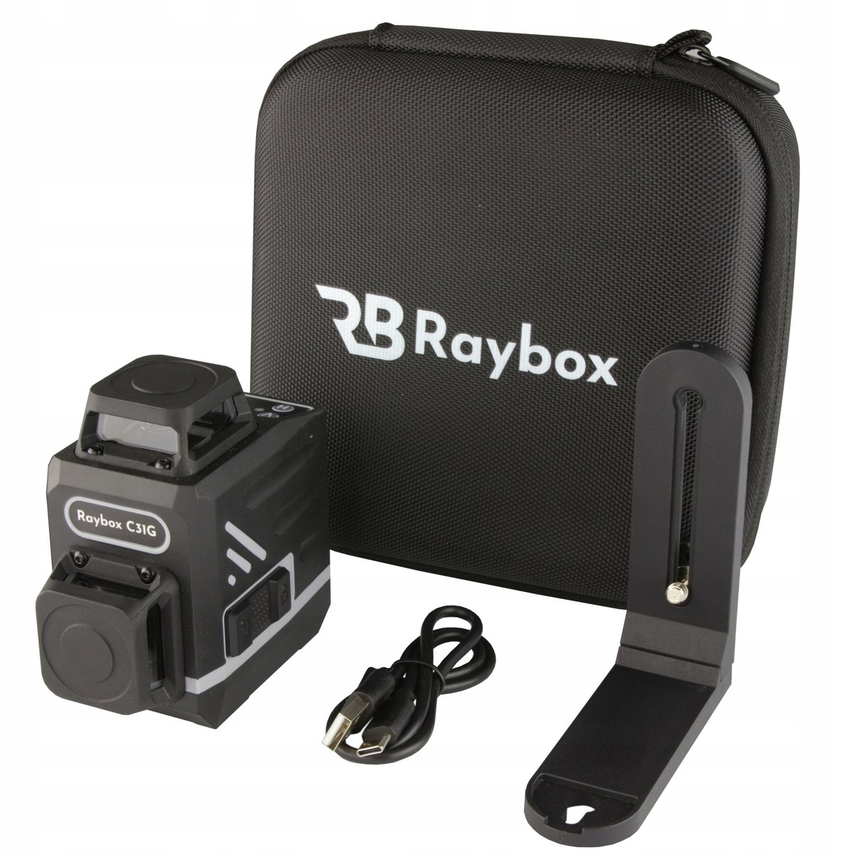 Laser krzyżowy Raybox C31G do wyznaczania poziomów 360 i kątów prostych - Lamigo | Sklep EMPIK.COM
