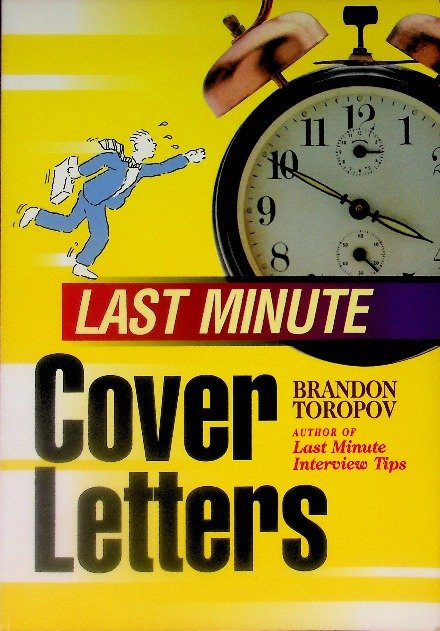 Last Minute Cover Letters - Toropov Brandon | Książka w Empik