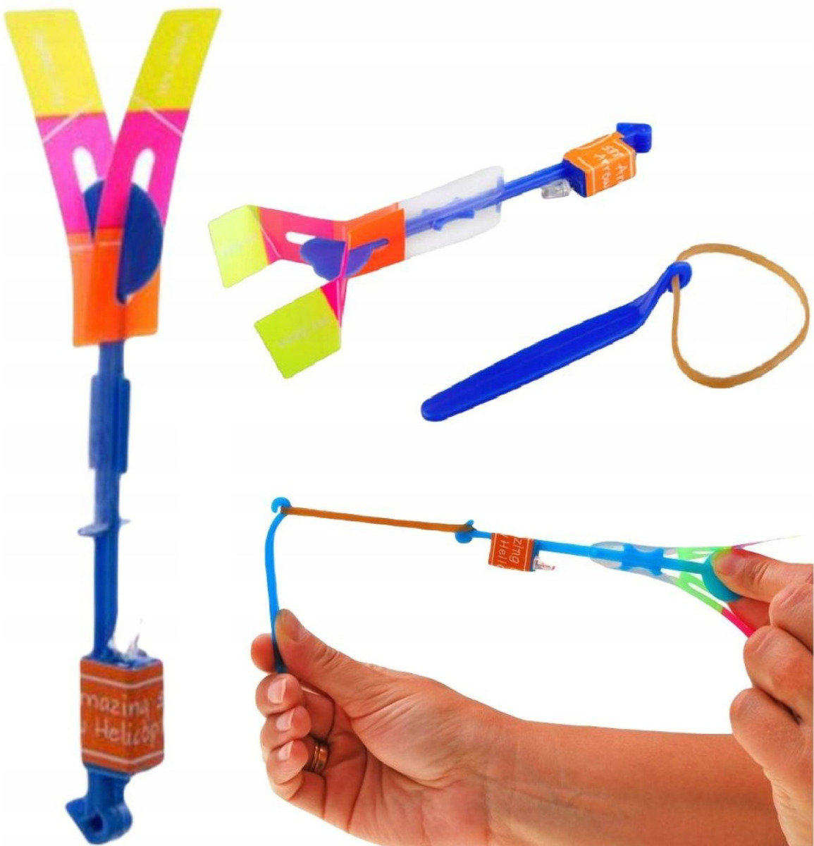 Latajaca Parasolka Proca Led Wiatraczek - MARTOM | Sklep EMPIK.COM