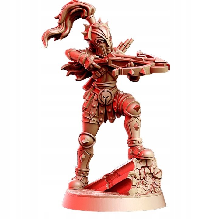Latani kusznik figurka + podstawka do DND D&D 3D druk 12k RPG - Iron ...
